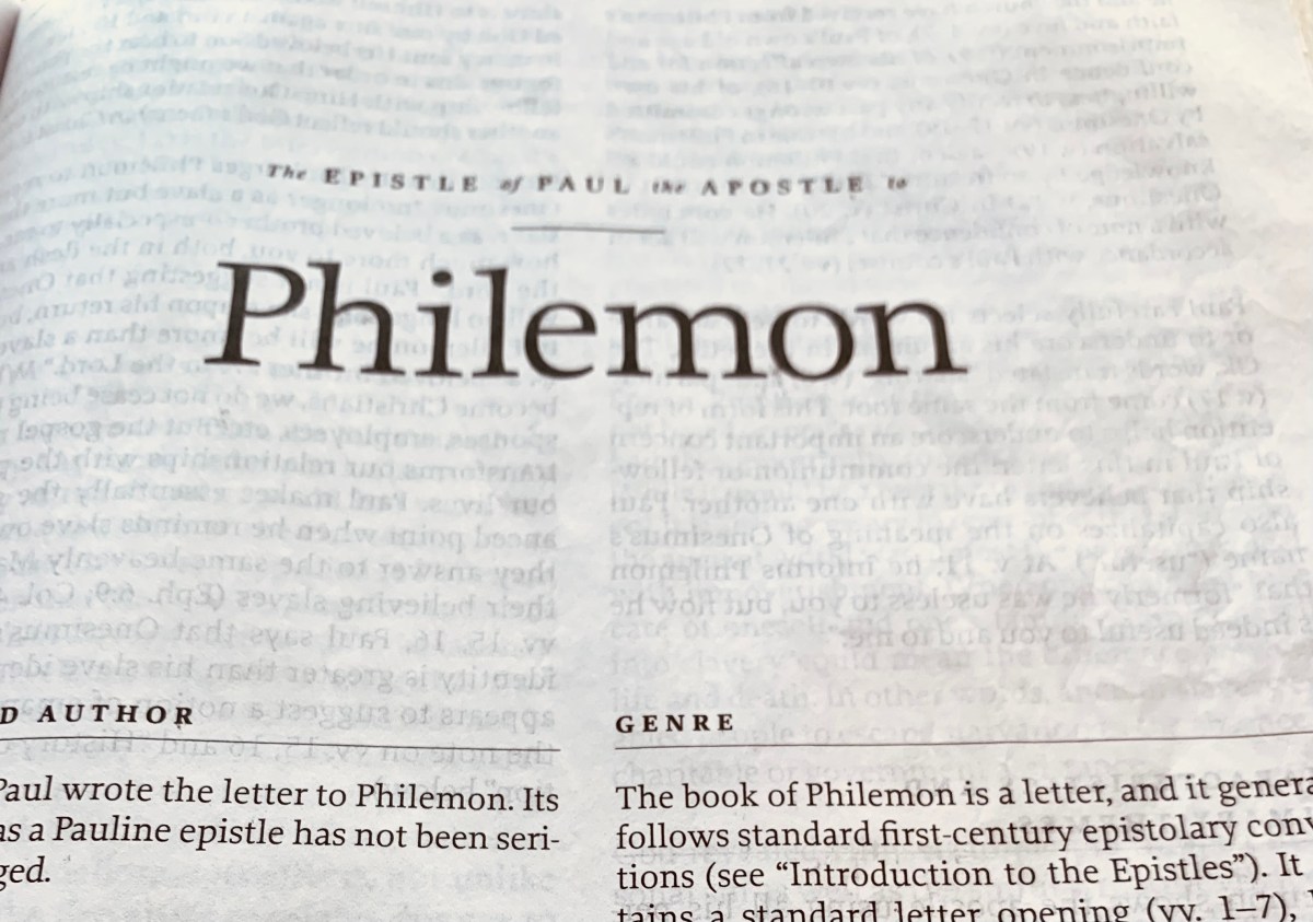 Philemon Chapter 1 – Crack A Bible